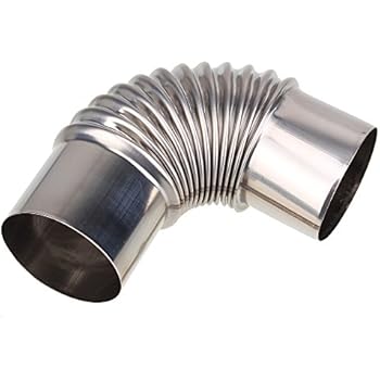 BQLZR Boiler Water Heater Stainless Steel Elbow Exhaust Pipe For Gas ...