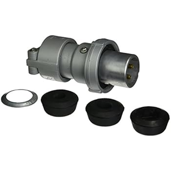 Appleton ACP6034BC Metallic Clamping Ring Plug, 60 Amp, 4 Pole, 3 Wire ...