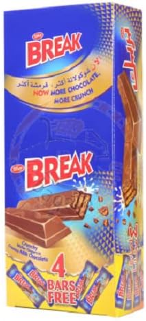 Tiffany Break Wafer Fingers Chocolate, 24 x 15.5 g, Blue price in Saudi ...