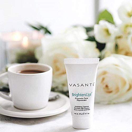 VASANTI Brighten Up! Enzymatic Face Rejuvenator (20g) - Gentle Scrub ...