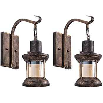 Rustic Indoor Light, Oil Rubbed Bronze Finish Vintage Wall Sconce ...