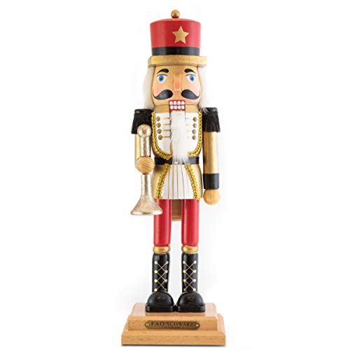 FAO Schwarz 20” Inch Nutcracker Trumpeter Prince, Articulated Moving ...