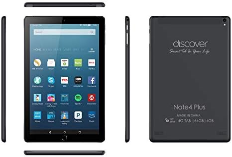 Discover Note 4 Plus, Quad Core, Dual Sim, Dual Camera,Tablet 10.1 Inch ...