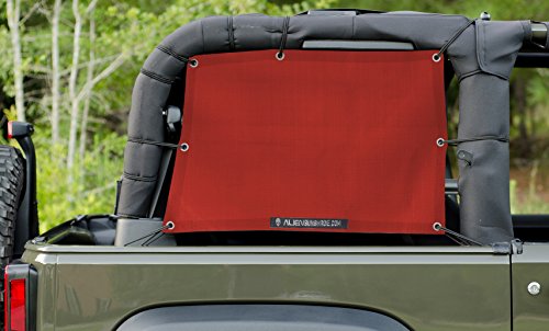 ALIEN SUNSHADE for Jeep Wrangler Mesh Cage Side Shades - Protect Your ...