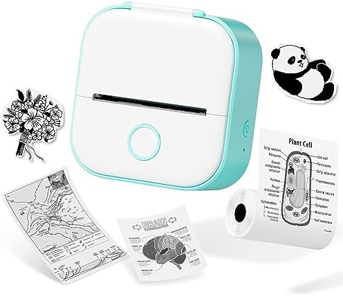 Memoqueen Mini Pocket Sticker Printer T02 Sticker Maker Machine ...