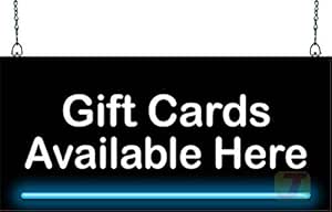 Gift Cards Available Here Neon Sign - - Amazon.com