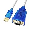 DTECH FTDI USB to Serial Adapter Cable RS232 DB9 Male Port FT232RL ...