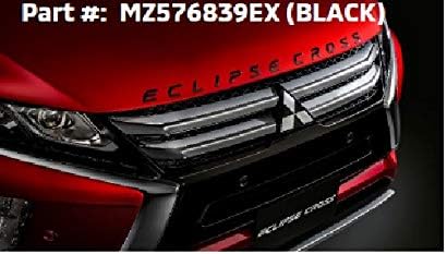 Amazon.com: BLACK Genuine Mitsubishi"ECLIPSE CROSS" Hood Bonnet Emblem ...