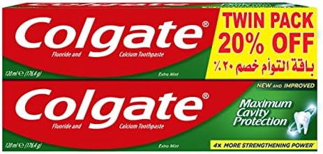 Colgate Maximum Cavity Protection Extra Mint Great Regular Flavour ...