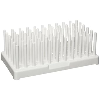 Nalgene 5977-0013 White Polypropylene Test Tube Peg Rack for 13mm Test ...