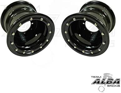 Amazon.com: YFZ 450 YFZ 450R Set of 2 Rear Wheels Rims Beadlock 9x8 3+5 ...