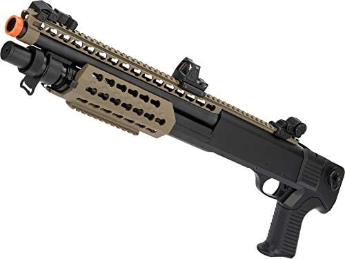 Shot Shell CYMA Metal M3 Airsoft Shotgun - 3-Round Burst Spring Powered ...