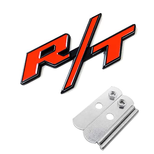 RED RT R/T Emblem Logo Decal Fits Dodge Charger Challenger Ram Jeep ...