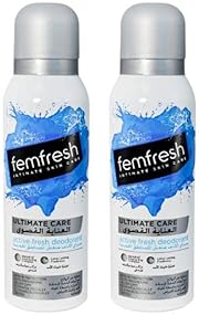 Femfresh Intimate Silver Active Fresh Deodorant 125ml, Twin Pack price ...
