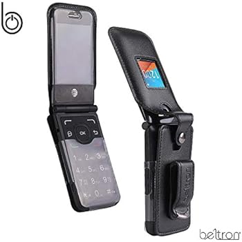 Amazon.com: BELTRON Leather Fitted Case for Consumer Cellular Doro 7050 ...