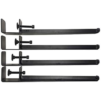 Shepherd Hardware 8130E 16" Adjustable Fit Table Clamp Legs, Black ...