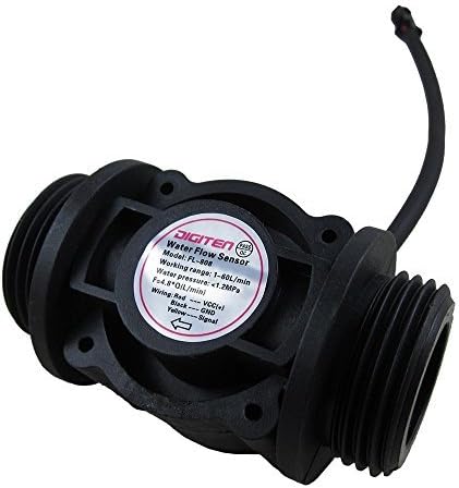 DIGITEN G1 Water Flow Hall Effect Sensor Switch Flow Meter Flowmeter ...