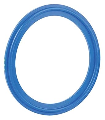 EPDM Metal Detectable/X-Ray Inspectable Sanitary Tri-Clamp Gasket, Blue ...