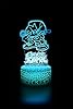 FNF Friday Night Lights,3D Illusion Table Lamp with Remote Control, 16 ...