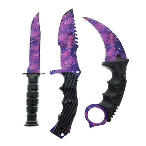 Falcon CSGO Tactical Fixed Blade Set. 3 PCS Tactical. 2 Different Combo ...