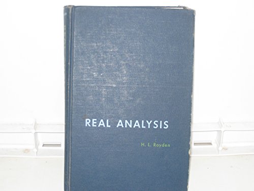 Real Analysis: Royden: Amazon.com: Books