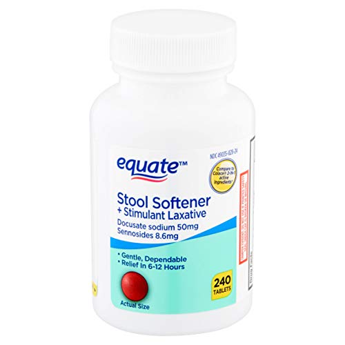 Equate - Stool Softener with Stimulant Laxative, 240 Tablets (Compare ...