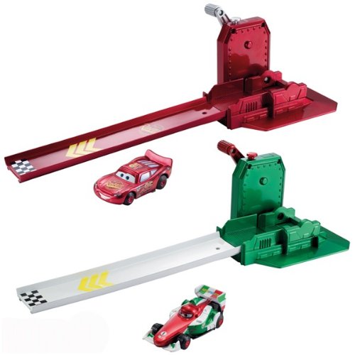 Disney/Pixar Cars Lighting McQueen Stunt Racer Launcher and - Import It All