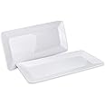Amazon.com | Yalin Rectangle Large Serving Platter, 17 Inch Melamine ...