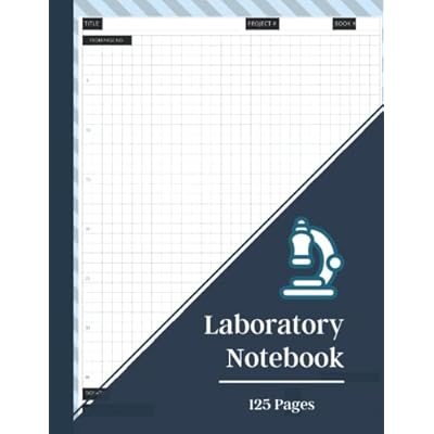Buy Laboratory Notebook: A Lab Notebook With 125 Numbered Grid Pages ...