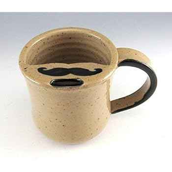 Amazon.com | The LipMaster Moustache Cup Mustache and Beard Coffee Mug ...