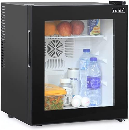 Rubik Mini Fridge, 40L Glass Door AC 220V Cooler Refrigerator for Food ...