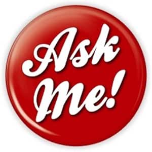 Amazon.com: Ask Me Buttons - Pack of 10