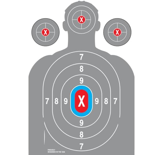 Heavy Duty Shooting Targets Paper Targets for Shooting Range - Indoors ...