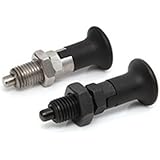 M10 index plunger with ring pull spring loaded retractable locking pin ...