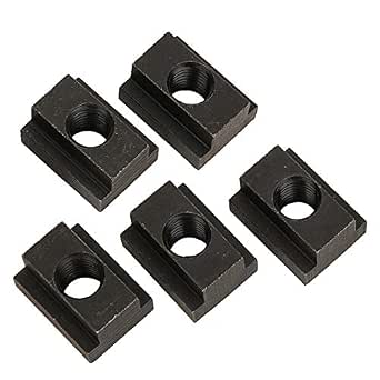 5 Pcs M12 T Slot Nuts Black Oxide Finish Hammer Head Fastener Nut Fit ...