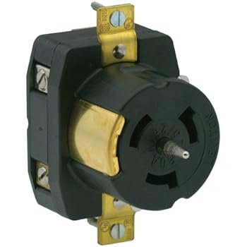 Cooper Wiring Devices CS6365 Plug 50A 125/250V 3P4W H/L Armored ...