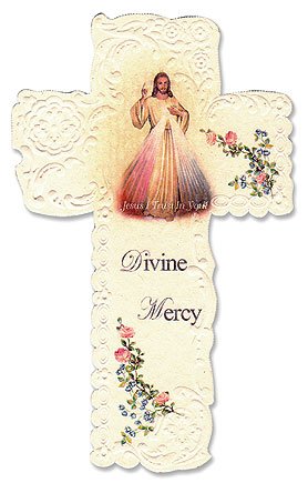 Amazon.com : Divine Mercy Cross Bookmark by Ambrosiana : Office Products
