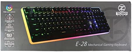 سعر Keyboard_TechnoZone_E-28_Mechanical_RGB_USB فى مصر | بواسطة امازون مصر | كان بكام