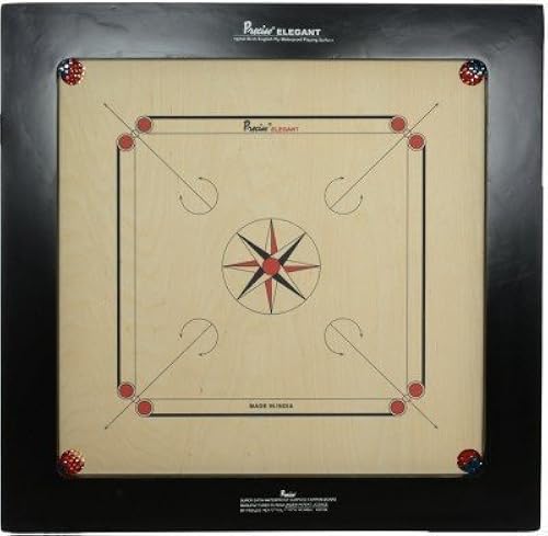 PRECISE Carrom Board Game Board Champion Bulldog Jumbo English Ply Wood ...