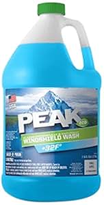Amazon.com: PEAK (PXN0K3-6PK) +32°F Windshield Washer Fluid - 128 oz ...