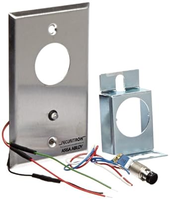 Amazon.com: Securitron Single Gang Momentary Mortise Keyswitch, SPDT ...