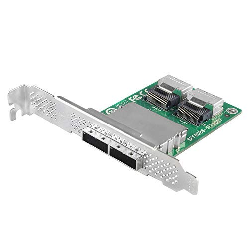 Mua Internal SFF-8087 to External SFF-8088 MiniSAS Adapter, Dual Ports ...