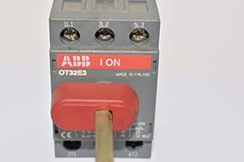 ABB OT32E3 - Interruptor de desconexión 3-P, 40A/600V T16036 : Amazon ...