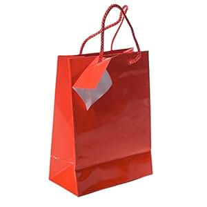 Amazon.com: Small Red Gift Bags (1 dozen) - Bulk [Toy]: Health ...