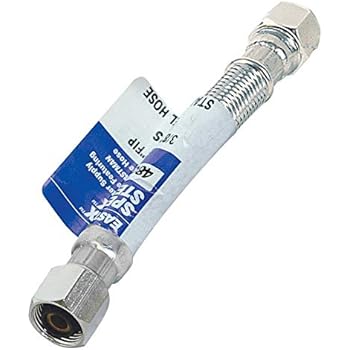 Eastman 48141 Flexible Faucet Connector Supply Line, Braided Stainless ...