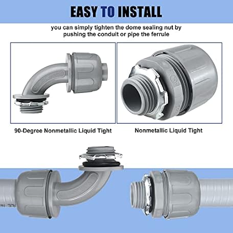 Mua Electrical Conduit and Connector Kit Flexible Liquid Tight ...
