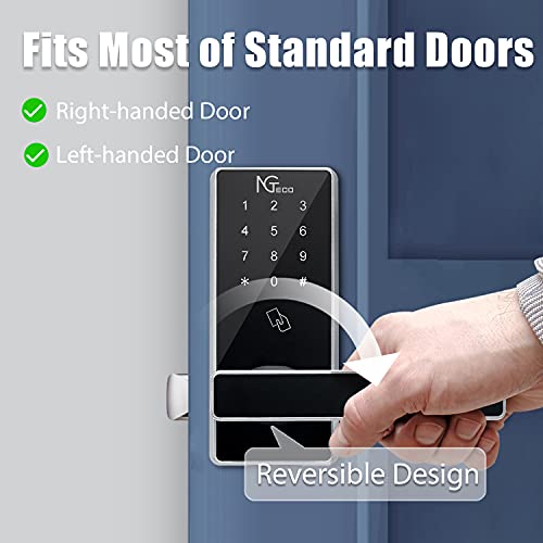 NGTeco Security Touchscreen Smart Lock: Built-in WiFi Keyless Entry ...