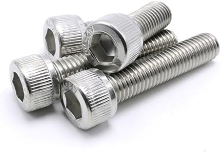 #4-40 UNC Hex Socket Head Cap Screws, Stainless Steel, Full Thread ...