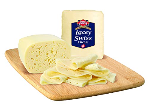 Dietz & Watson Sliced Lacey Swiss Cheese, 0.5 lbs | Amazon price ...