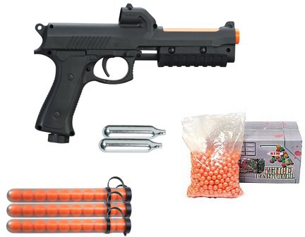 Buy JT ER2-S Pump Paintball Pistol Kit - Black With Paintballs Package ...